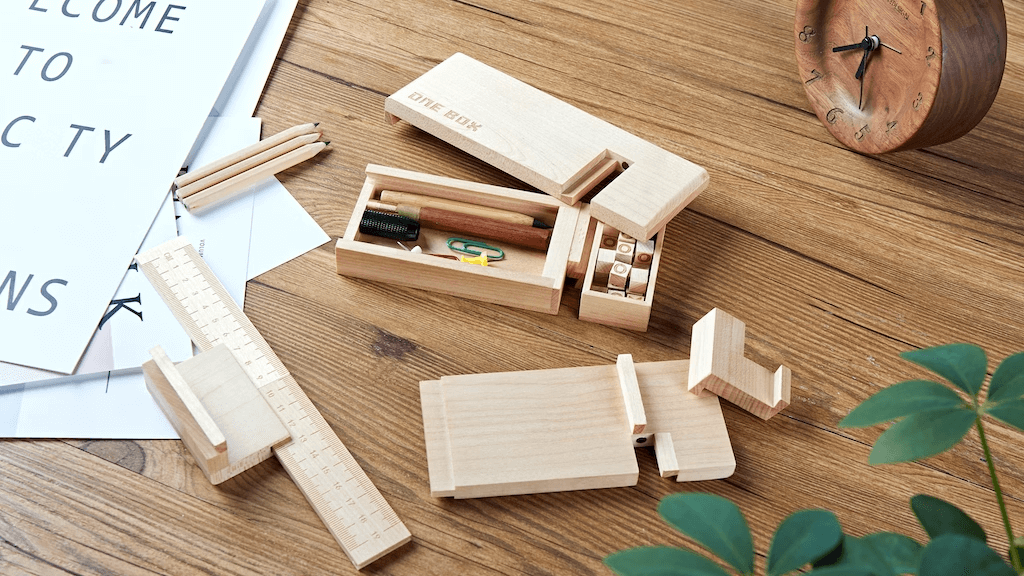 ONE BOX：Wooden storage boxes composed of ancient craftsmansh - Hunt4Best