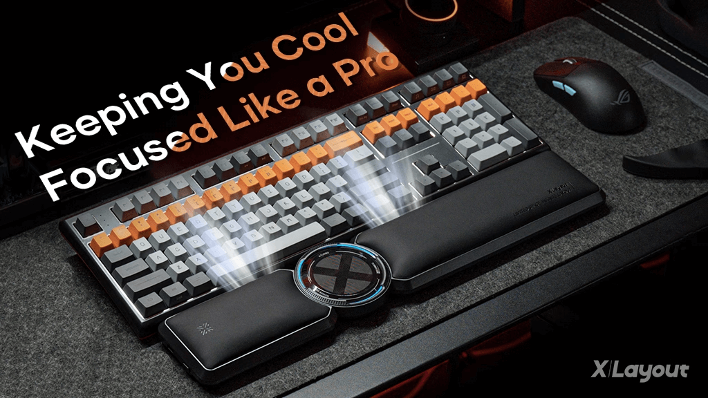 X-Turbo:The World's First Keyboard Wrist Rest with Dual Fans - Hunt4Best