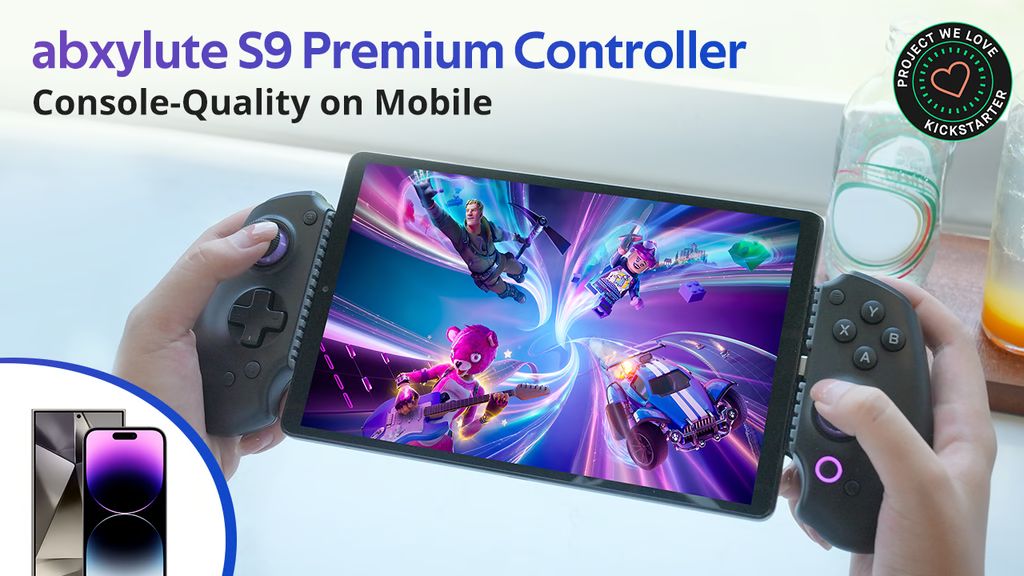 abxylute S9 Premium Mobile Controller: Snap, Stretch & Play - Hunt4Best