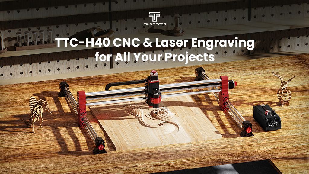 TwoTrees TTC-H40:CNC & Laser Engraving for All Your Projects - Hunt4Best