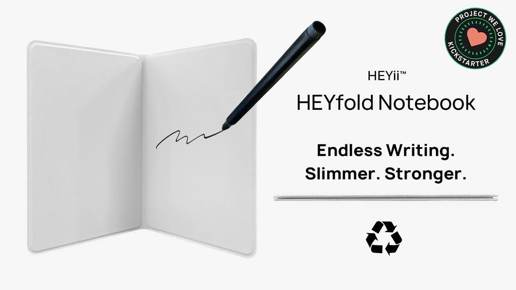 HEYfold Notebook: Write Forever, Super Slim—Your Daily Must - Hunt4Best