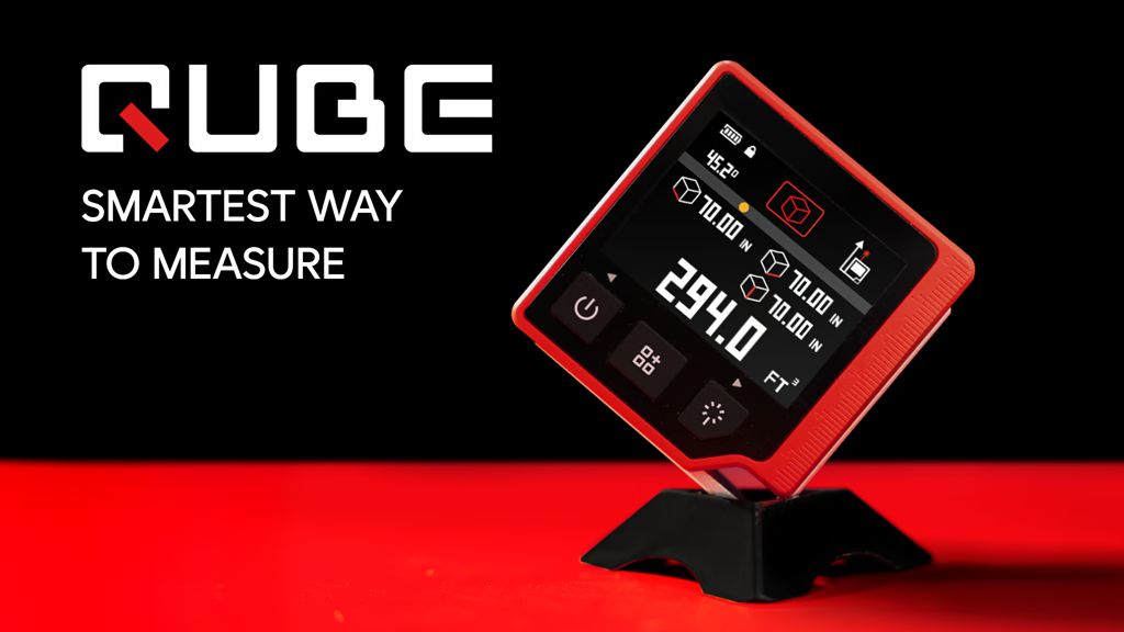 QUBE: 3-in-1 Digital Angle, Level, Distance Meter - Hunt4Best