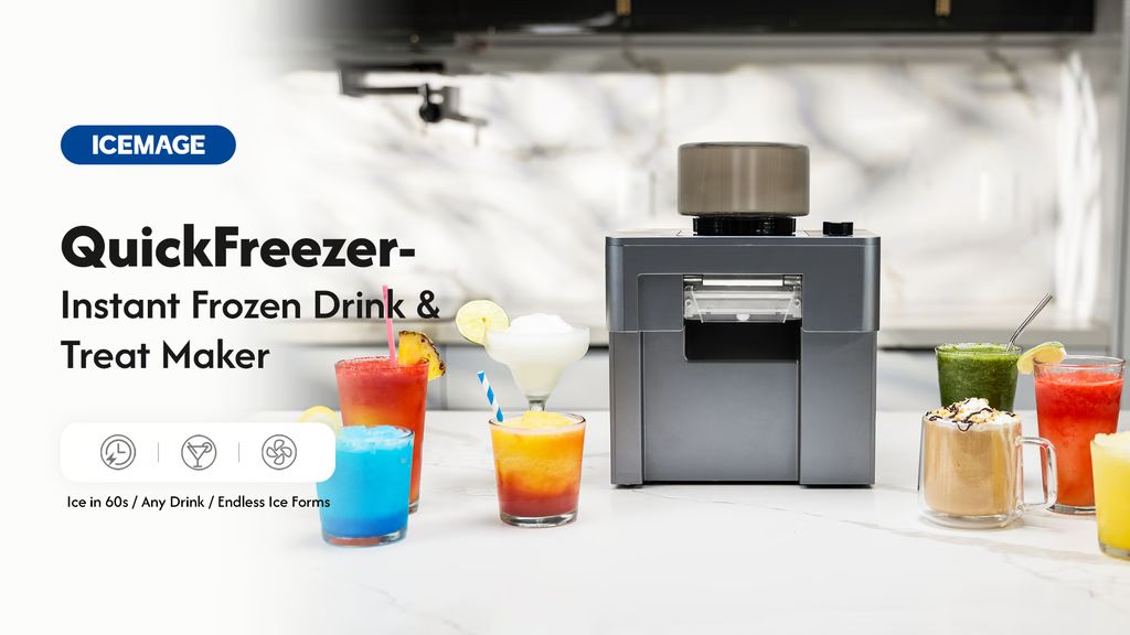 QuickFreezer - Instant Frozen Drink & Treat Maker - Hunt4Best
