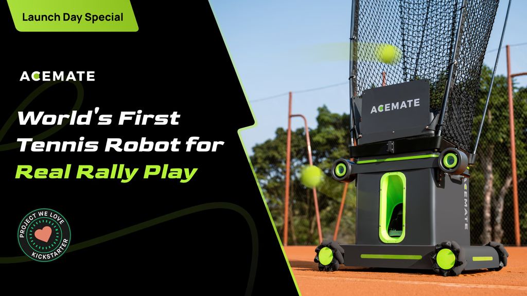 Acemate - World's First Tennis Robot for Real Rally Play - Hunt4Best