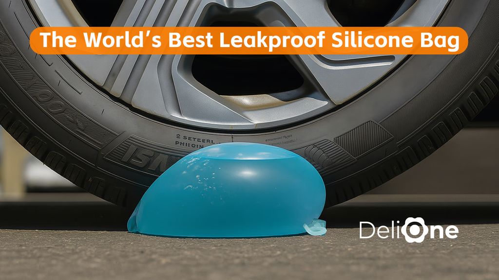 DeliOne Duo Lock Pro | Sustainable Silicone Food Bag - Hunt4Best