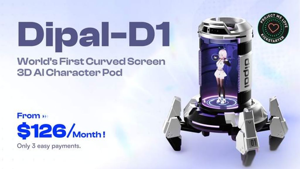 Dipal D1 – World’s First Curved Screen 3D AI Character Pod - Hunt4Best