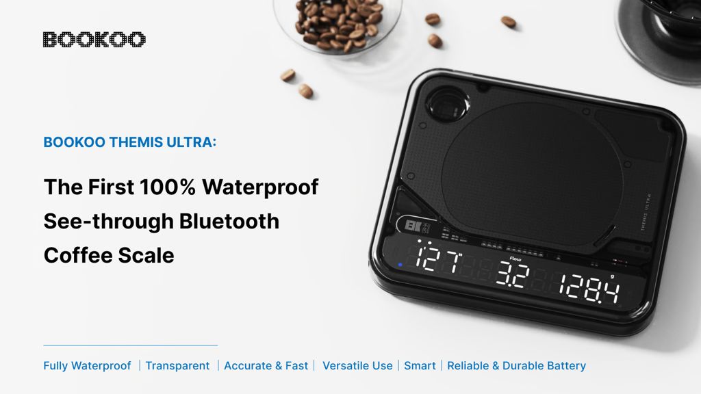 BOOKOO: First IP67 Waterproof & Bluetooth Coffee Scale - Hunt4Best