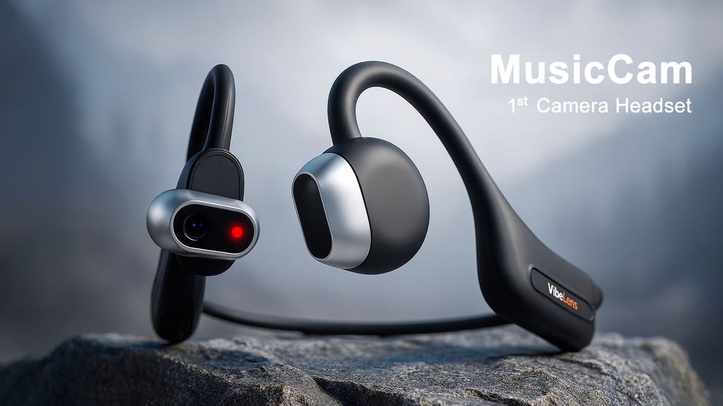 MusicCam, 1st Camera Headset That Sees and Hears Like You Do - Hunt4Best