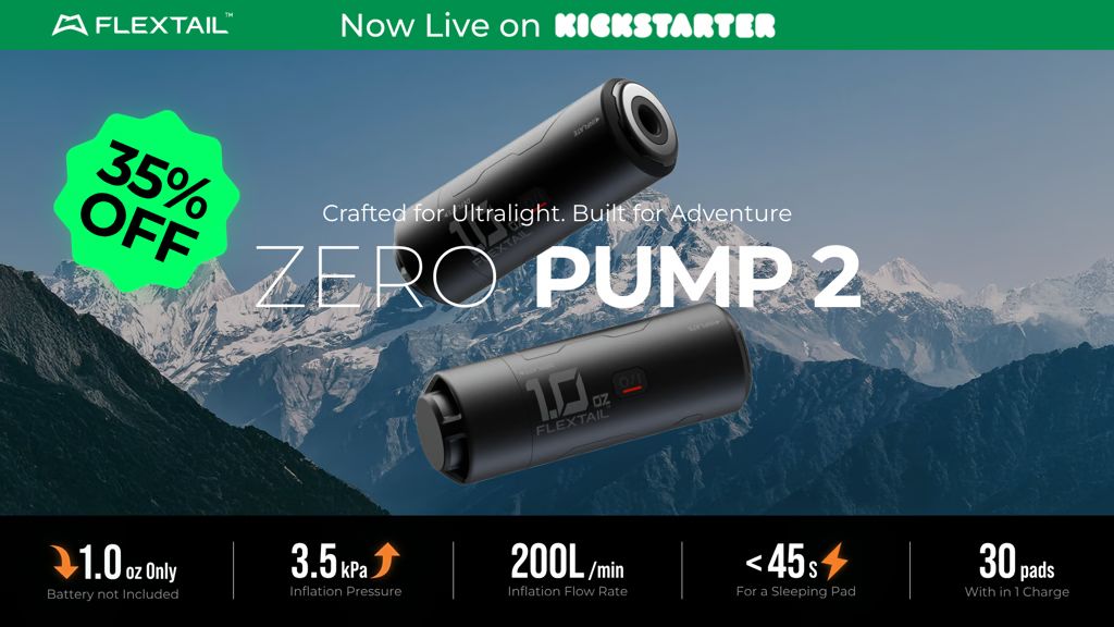 Zero Pump 2: Ultralight Pump for Sleeping Pads - Hunt4Best