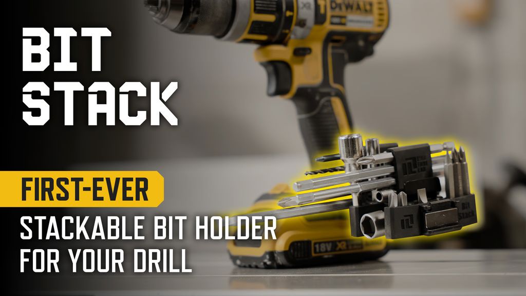 BitStack: Stackable Bit Holder Right on Your Drill - Hunt4Best