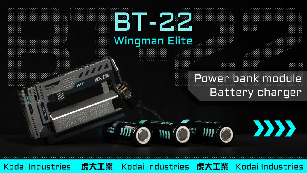 BT22 Wingman Elite / Tactical reloadable 21700 power bank* - Hunt4Best