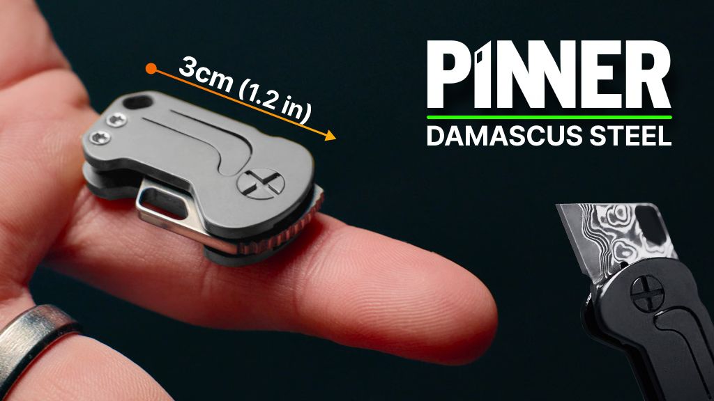 Pinner | The 3cm Damascus Steel Knife - Hunt4Best