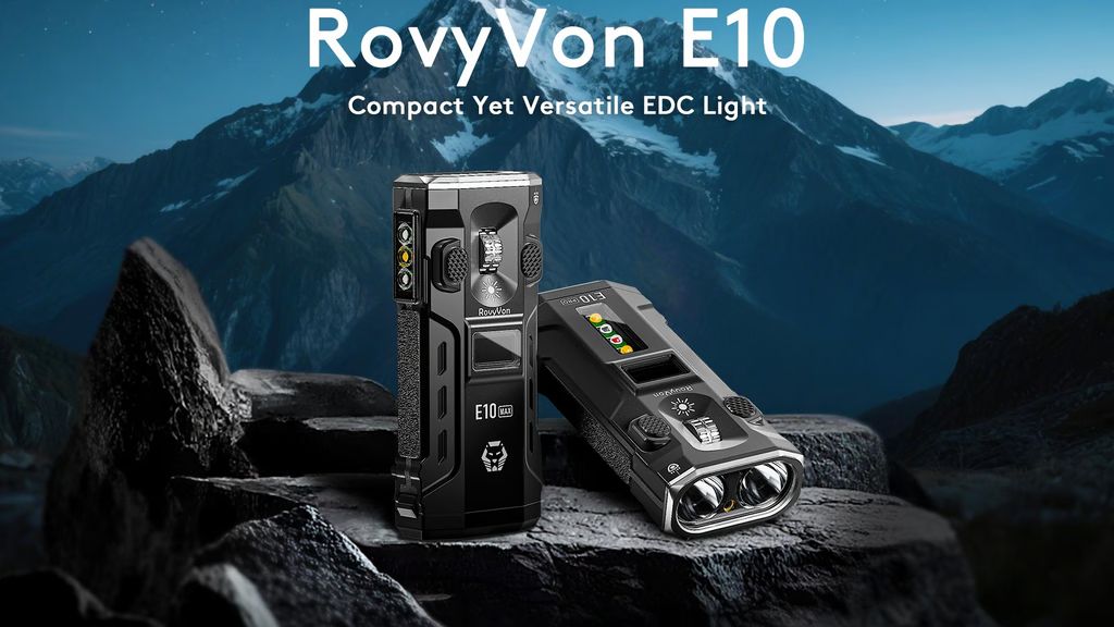 RovyVon E10 Pro Multi-Functional and Compact EDC Flashlight - Hunt4Best